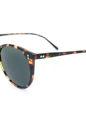Oliver Spencer Tortoiseshell Round Frame Sunglasses