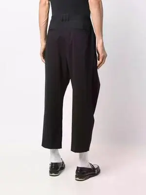 Balmain Draped Cropped Trousers