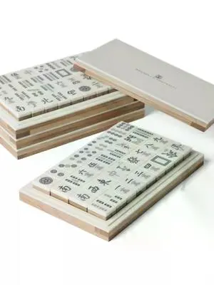 Brunello Cucinelli Wooden Mahjong Set