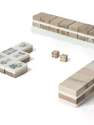 Brunello Cucinelli Wooden Mahjong Set