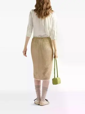 Prada Cotton Midi Skirt
