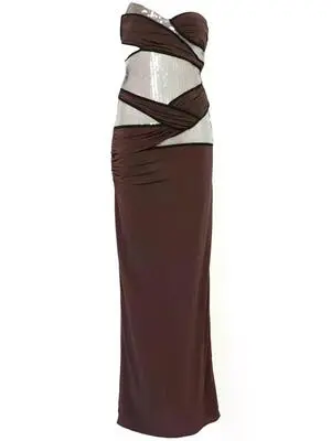 NENSI DOJAKA Sequin-embellished Maxi Dress