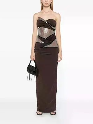 NENSI DOJAKA Sequin-embellished Maxi Dress