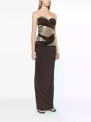NENSI DOJAKA Sequin-embellished Maxi Dress