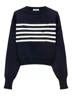 Prada Striped Cotton Sweater