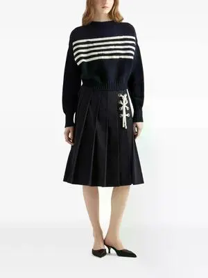 Prada Striped Cotton Sweater