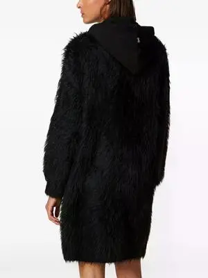 TWINSET Hooded Knit Coat