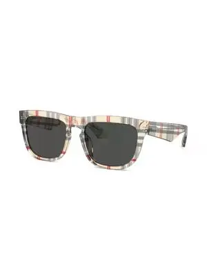Burberry Vintage Check Square-frame Sunglasses