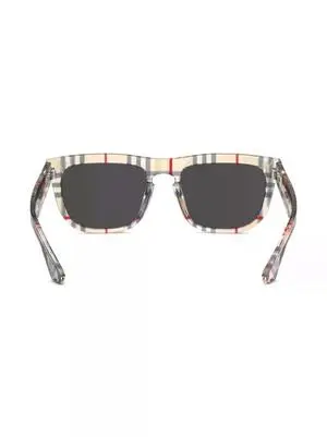 Burberry Vintage Check Square-frame Sunglasses