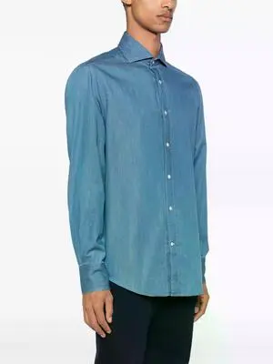 Brunello Cucinelli Long-sleeve Cotton Shirt