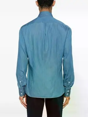 Brunello Cucinelli Long-sleeve Cotton Shirt