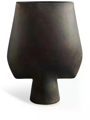 101 COPENHAGEN Sphere Square Large Vase - Neutrals