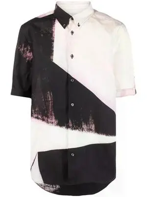 Alexander McQueen Brushstroke Cotton Shirt
