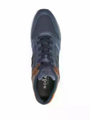 Hogan Panelled Leather Sneakers