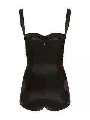 Dolce & Gabbana Lace-detail Balconette Bodysuit