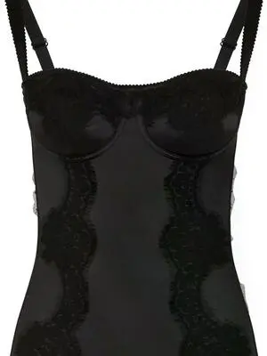 Dolce & Gabbana Lace-detail Balconette Bodysuit
