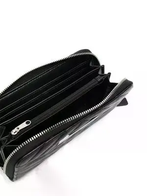 Armani Exchange Logo-plaque Quilted Wallet