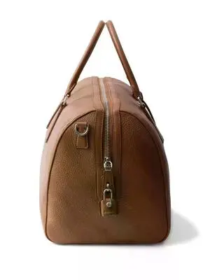 Prada Textured Leather Duffle Bag