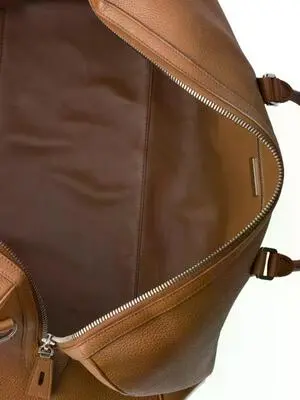 Prada Textured Leather Duffle Bag