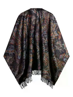 Etro Paisley-print Silk Cape