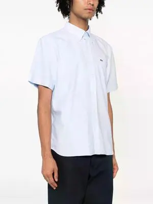 Lacoste Logo-patch Cotton Shirt