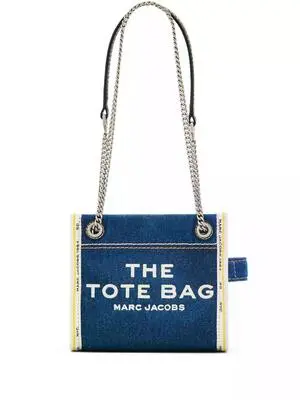Marc Jacobs The Denim Chain Crossbody Tote Bag - Blue