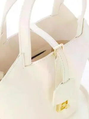 Elisabetta Franchi Small Tote Bag - Neutrals