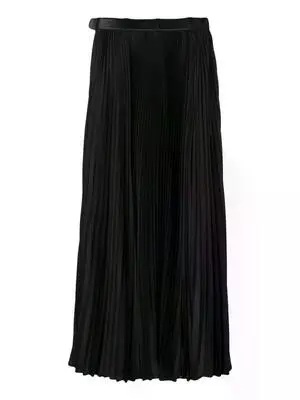 PETER DO Pleated Overlayer Belted Skirt