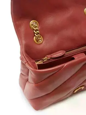 Pinko Small Leather Shoulder Bag With Maxi Quilt