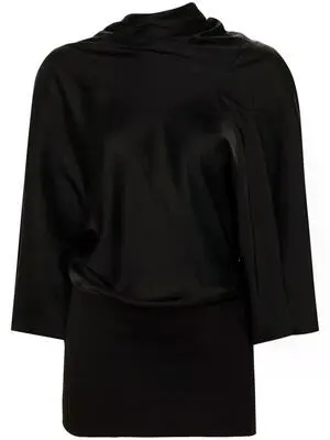Rick Owens Cylinder Satin Blouse