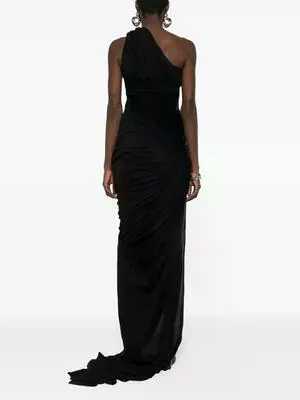 Rick Owens Draped One-shoulder Maxi Dress