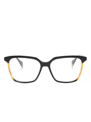 GIGI STUDIOS Wayfarer Frame Glasses - Black