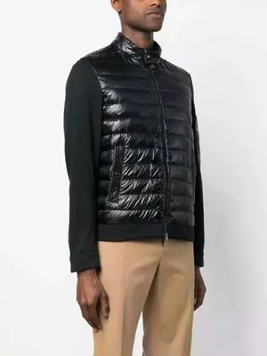 Herno Padded-panel Zipped Jacket - Black