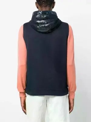 Herno Padded Hooded Gilet - Blue