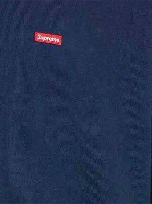 Supreme Small Box Logo Crewneck Sweatshirt - Blue