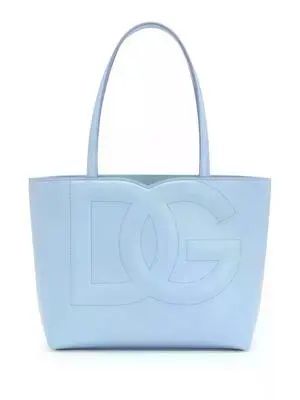 Dolce & Gabbana Dg Logo Leather Tote Bag