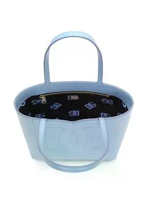 Dolce & Gabbana Dg Logo Leather Tote Bag