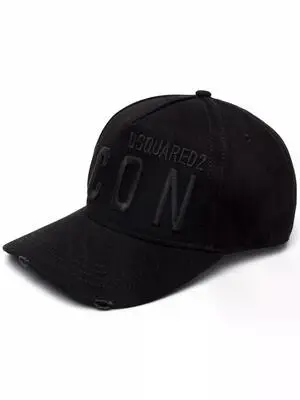 Dsquared2 Embroidered Logo Cap - Black