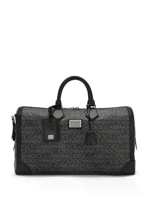 Dolce & Gabbana Logo-jacquard Holdall - Black