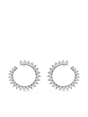 JEWELS AFICIONADO 18k White Gold Diamond Earrings - Silver