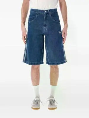 Adidas Wide-leg Denim Shorts