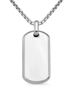 David Yurman Sterling Chevron Tag - Silver