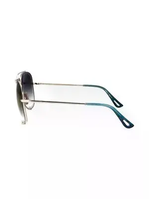 Dita Talon Aviator Sunglasses - Silver