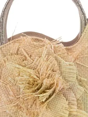 LE SILLA Small Ivy Raffia Bag