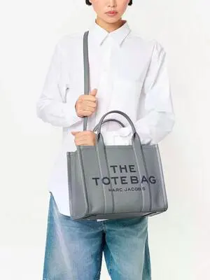 Marc Jacobs Leather Tote Bag - Grey