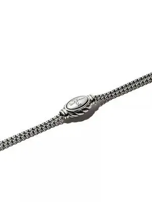 David Yurman Sterling Crossover Diamond Necklace