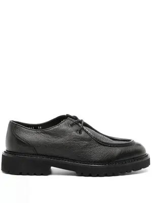 DOUCAL'S Grained Leather Derby Shoes