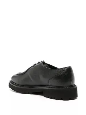 DOUCAL'S Grained Leather Derby Shoes