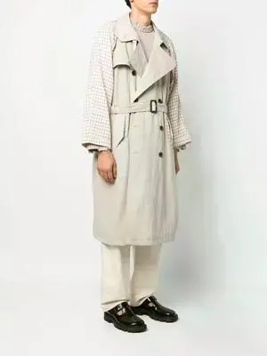 MAISON MARGIELA Spliced Belted Trench Coat
