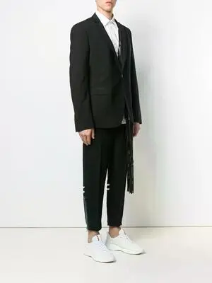 LES HOMMES Fringed Detail Blazer